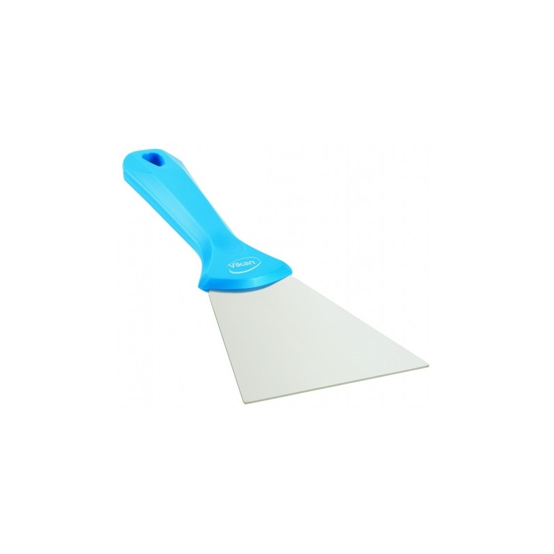 MCD Tunisie | GRATTOIR À MAIN LAME INOX, 100 MM, BLEU